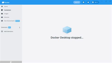docker desktop stopped что делать