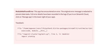 i cannot deploy my app with aio on streamlit cloud ☁️ streamlit