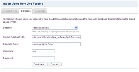 importing users from jive forums crowd data center and server 4 4