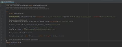 upload a file to azure blob storage adls gen 2 using python