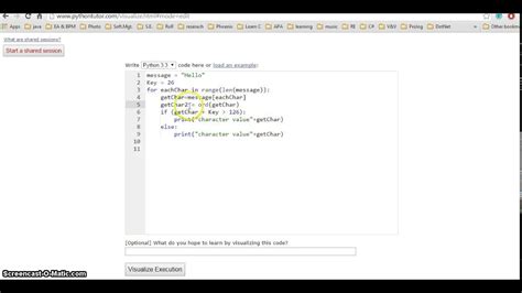 python visualizer for debugging youtube