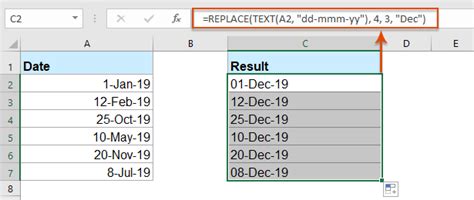 excel replace function