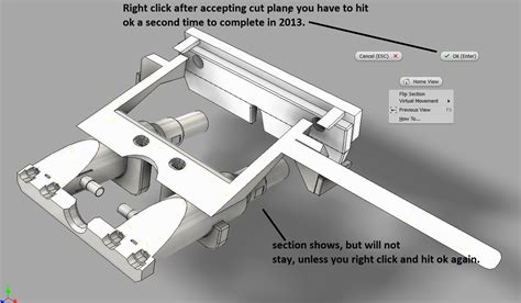 solved inventor 2013 half section view autodesk community