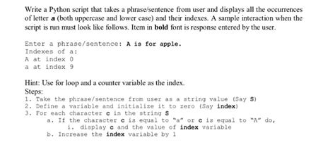 solved write a python script that takes a phrase sentence
