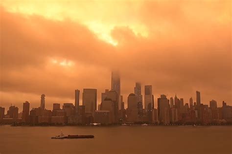 Nyc Freaks Out Over Orange Skies