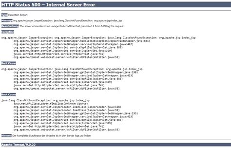 java why does my installation of tomcat not work