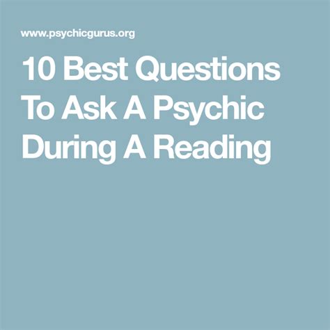10 Best Questions To Ask A Psychic During A Reading Fun Questions To