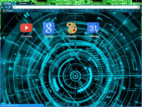 techno theme chrome theme themebeta