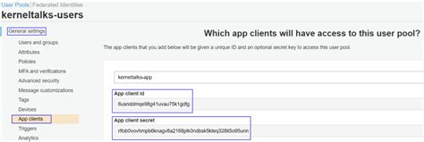how to create an amazon cognito user pool for alb authentication
