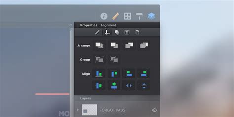 graphic aligning objects