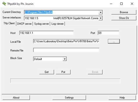 how to upload firmware to a netgear router using tftp client answer