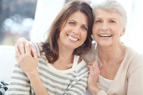 They Cherish Each Other Portrait Of A Loving Mother And Daughter