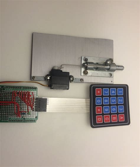 arduino door lock with password 6 steps instructables