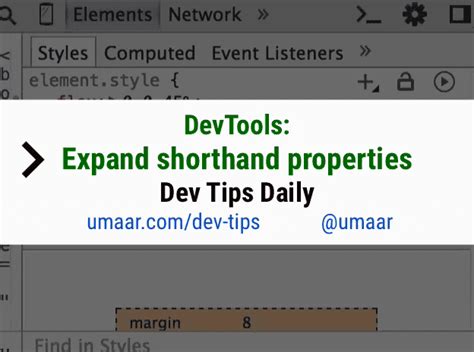 expand css shorthand properties chrome developers