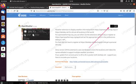 how to install gnome shell extensions on ubuntu 20 04
