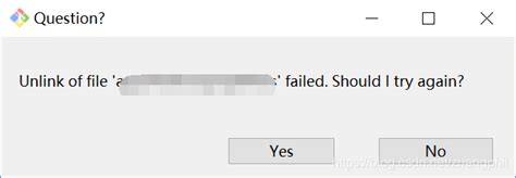 git error unlink of file ‘xxx failed should i try again programmerah