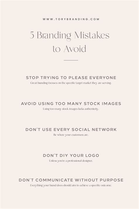 5 Branding Mistakes To Avoid Artofit