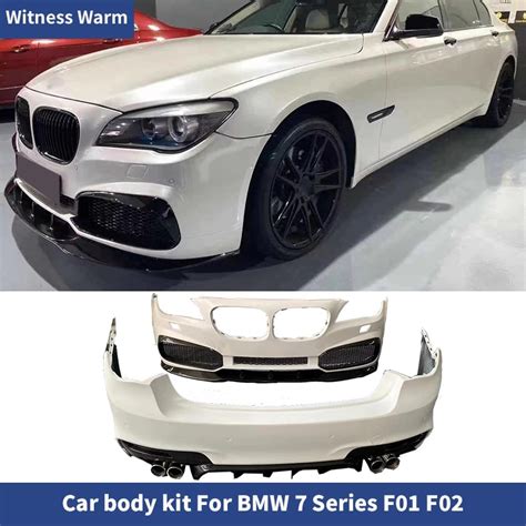 Bmw 7 시리즈 F01 F02 Frp 탄소 섬유 차체 키트 앞 범퍼 뒤 범퍼 개조 2008 2012 Aliexpress