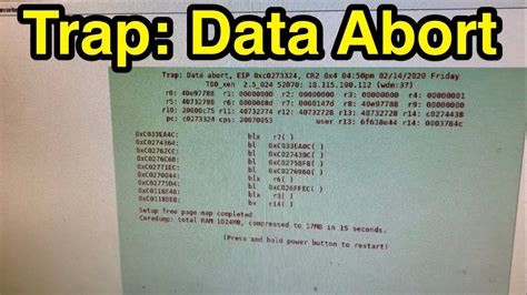 trap data abort error fixed on dell wyse thin client youtube
