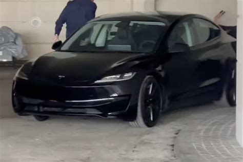 2024 Tesla Model 3 Performance High Output Hero Spied Undisguised