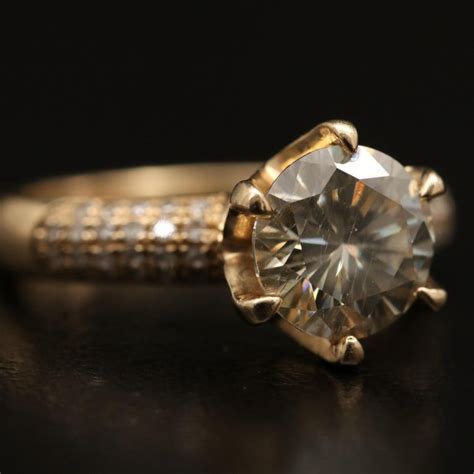 Customizable 18k Gold Diamonds Engagement Ring Unique Diamonds Wedding