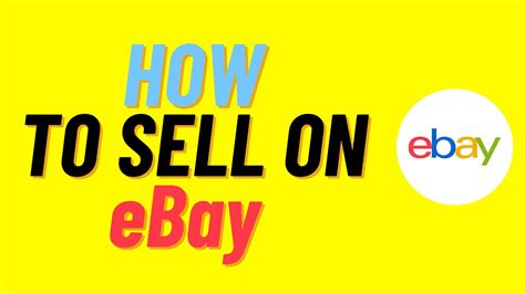 How To Sell On Ebay For Beginners 2023 Step By Step Ebay Beginners
