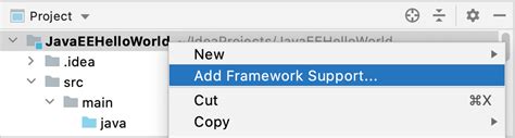 tutorial your first java ee application intellij idea