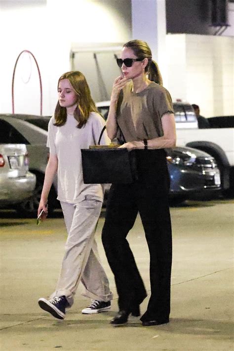 Angelina Jolie Goes Shopping With Daughter Vivienne