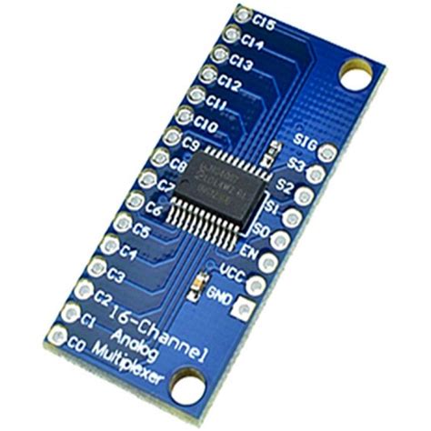 módulo multiplexor analógico 16 canales 74hc4067 sku
