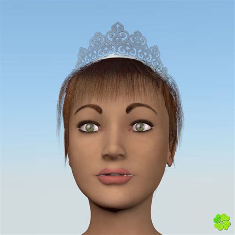 3d Model Hair Jewelry Low Poly Vr Ar Low Poly Cgtrader