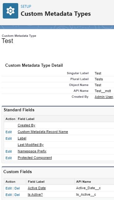how to retrieve the salesforce custom metadata and the associated