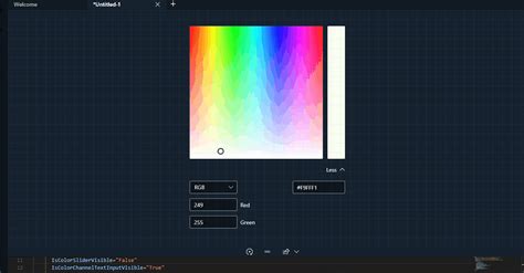 impossible to pick any color other than black after setting colorpicker