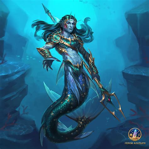 Artstation Merman For 2reallife Polina Kirillova Merman Realistic