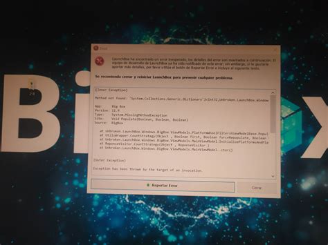 problems when starting up big box troubleshooting launchbox