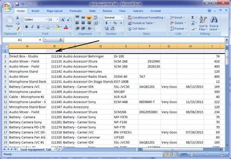 handy equipment tool manager import records from spreadsheets