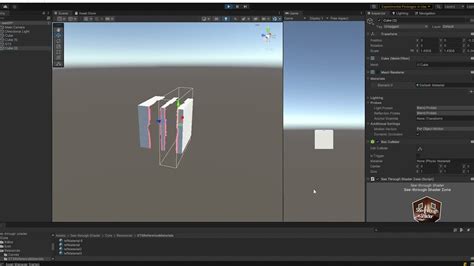 unity one minute cross section setup youtube