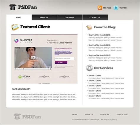 create website layout in photoshop 50 step by step tutorials