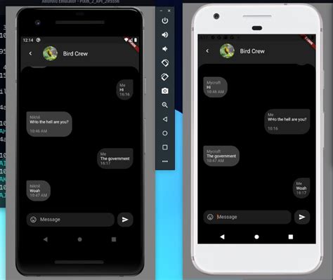 a sophisticated chat application with flutter
