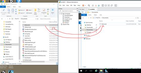 share files between vm and host