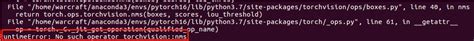 runtimeerror no such operator torchvision nms解决 知乎