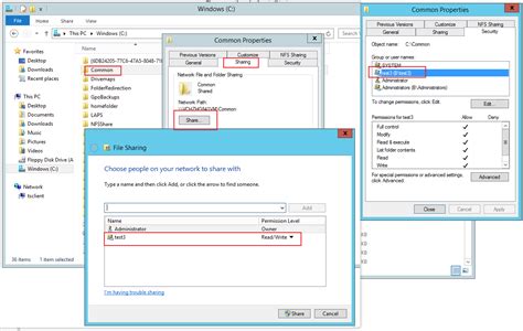 assign access permission on a shared folder microsoft qanda
