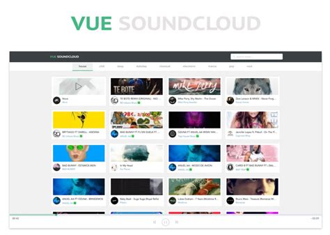 music vue js examples
