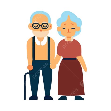 Design De Vetor De Avós Png Dia Dos Avós Avô E Avó Vô Imagem Png E
