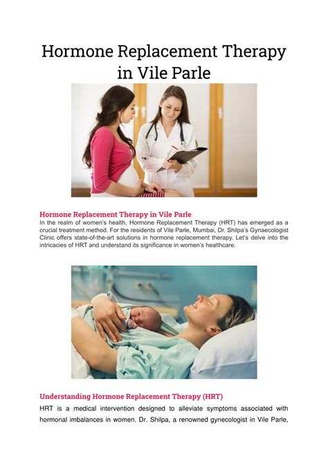 Ppt Hormone Replacement Therapy In Vile Parle Powerpoint Presentation