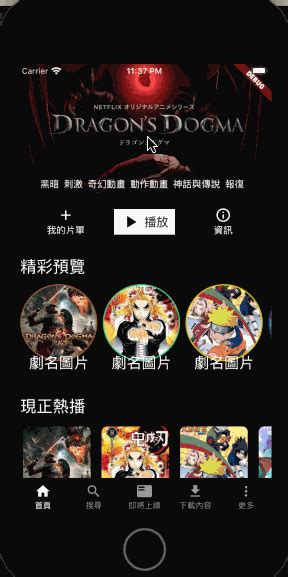 flutter netflix ui day14 album on imgur