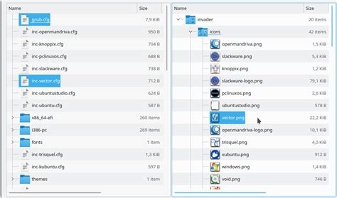 making vector gnu linux works with glim multiboot usb