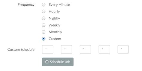 laravel forge scheduling a cron job