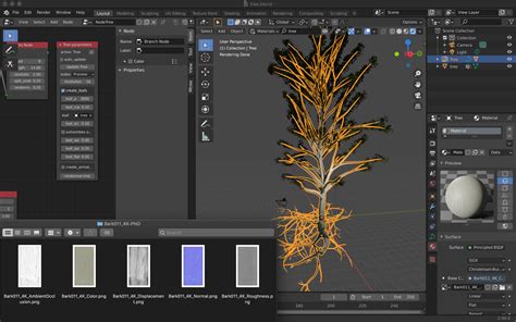 [blender] how to create a tree with the free add on modular tree addon