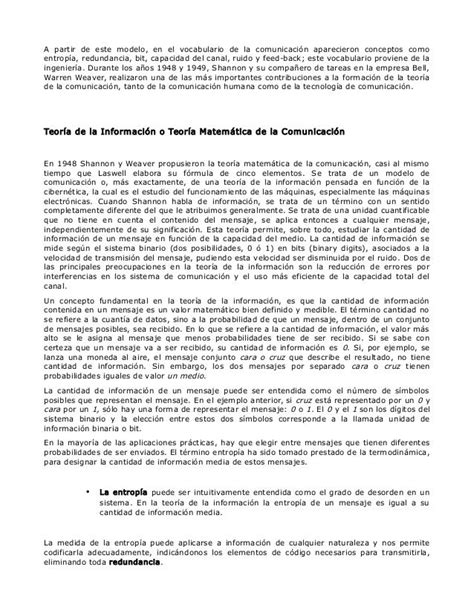 2 Modelos Y Teorías De La Comunicación Modelos Fundacionales