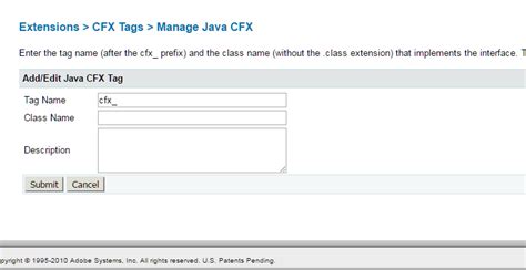 coldfusion specified the java library in the application cfc stack